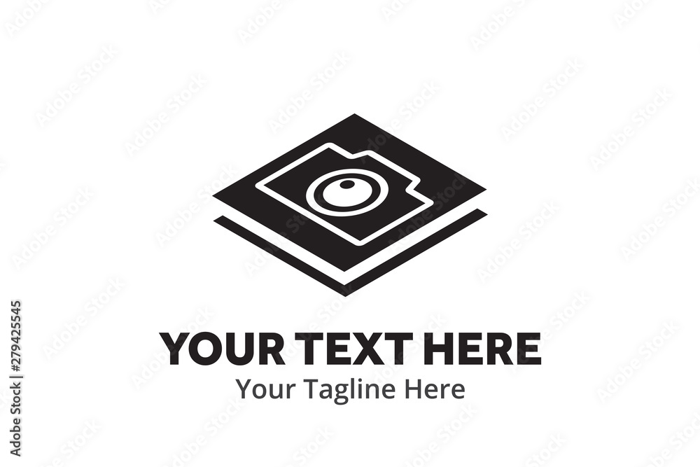 simple camera logo creative design in flat style with color .camera ...