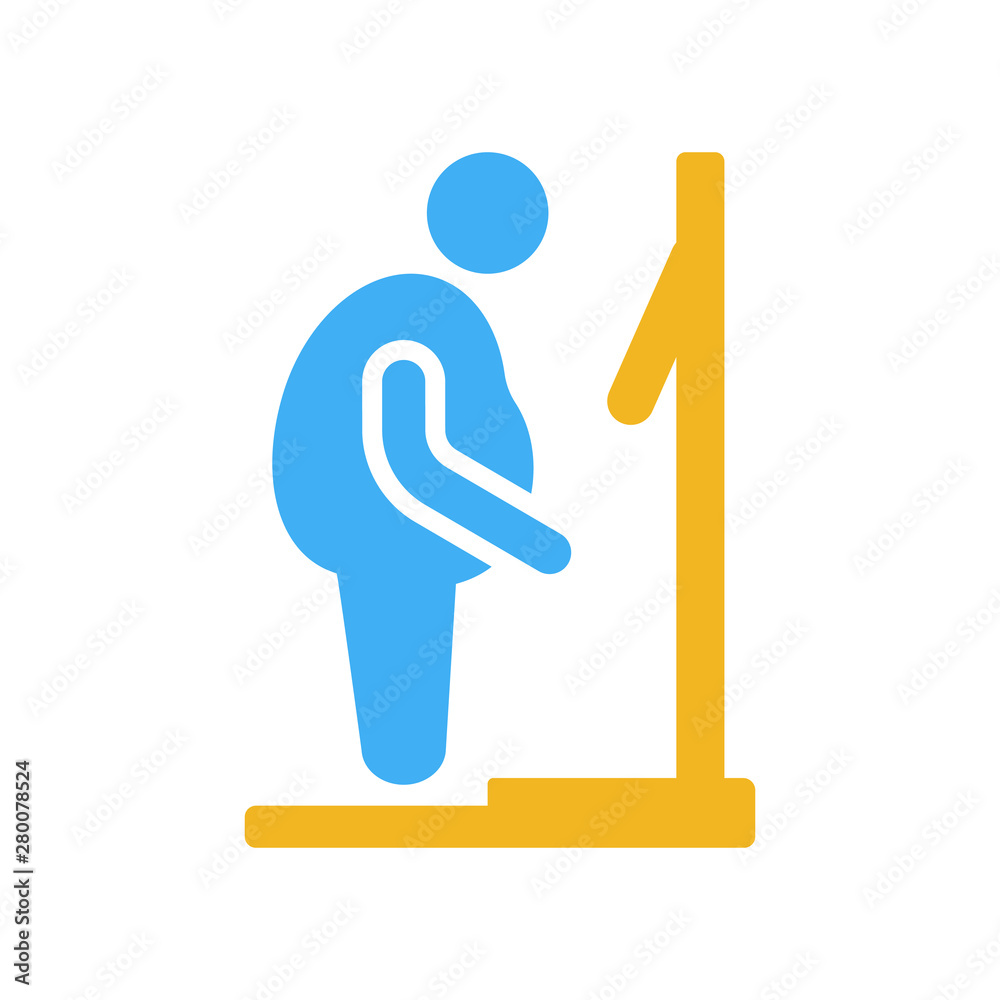 Vector de Stock overweight icon from other collection | Adobe Stock