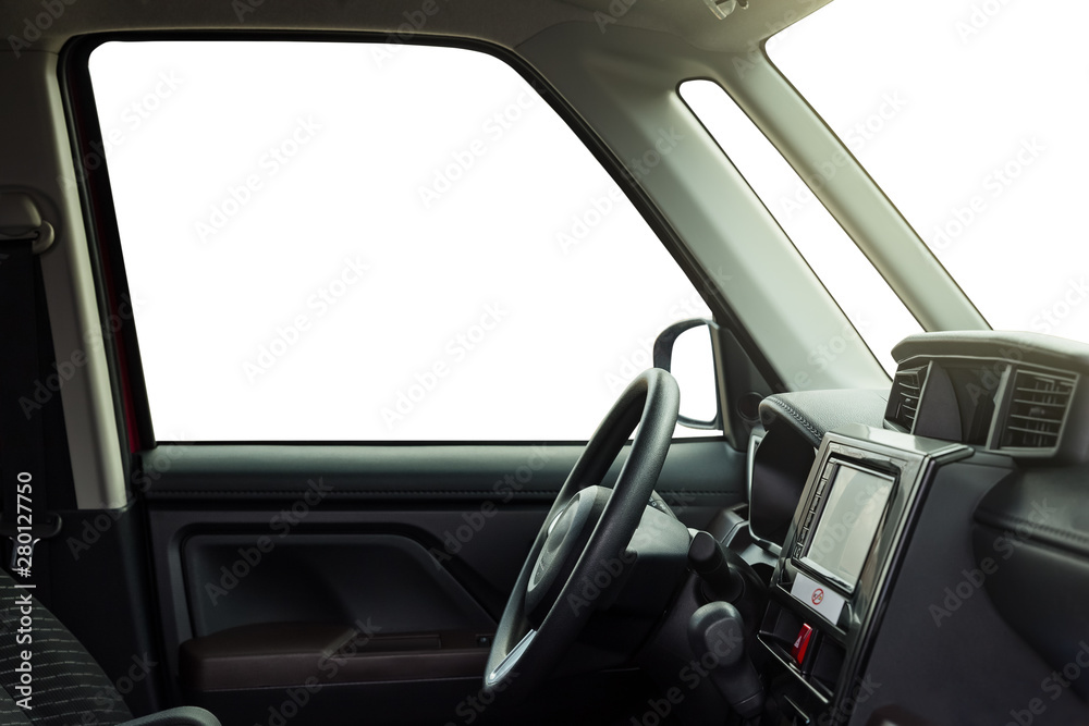 Inside Car Side View