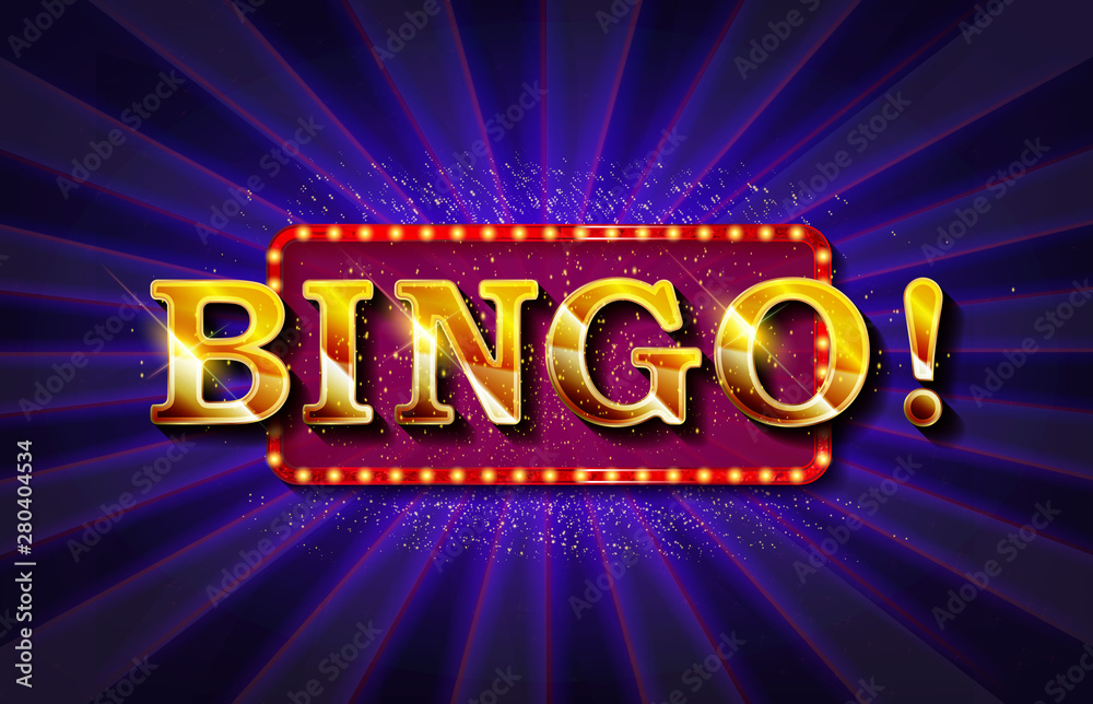 Bingo Banner Vector. Stock Vector | Adobe Stock