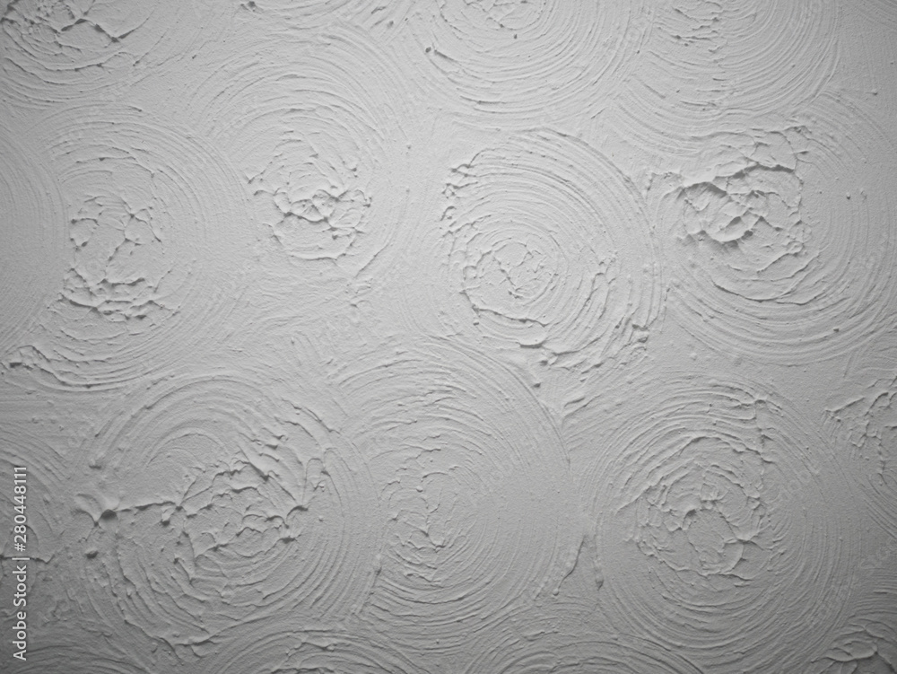 Swirly patterned ceiling plaster pattern known as Artex was common in ...