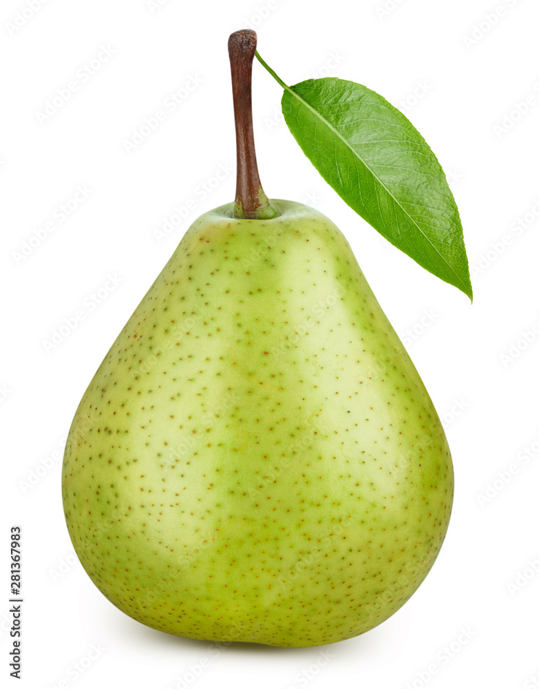 Pears isolated on white Stock Photo | Adobe Stock