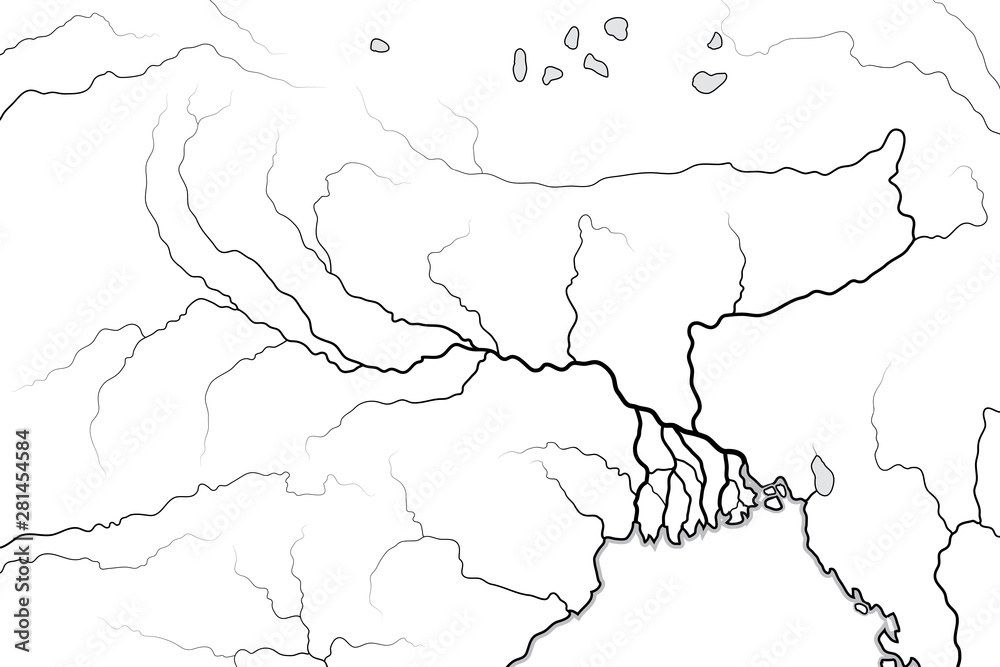 Ganga River Map