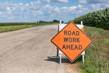 Road Work Ahead Free Stock Photo - Public Domain Pictures
