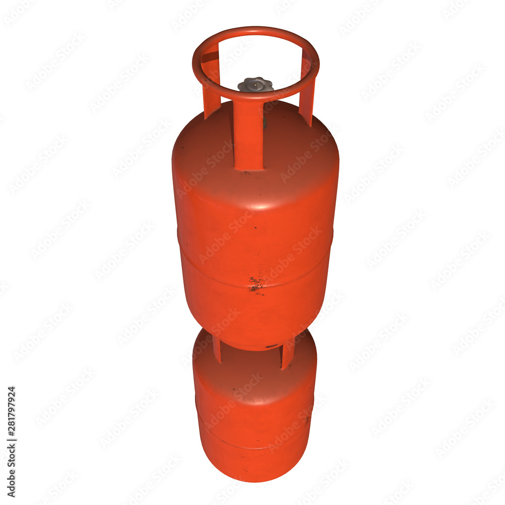 Gas cylinder lpg tank gas-bottle. Propane gas-cylinder balloon ...