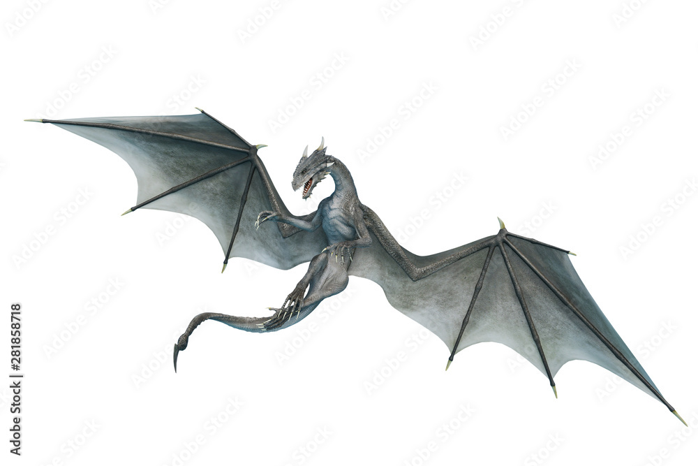 dragon looking down Stock Illustration | Adobe Stock