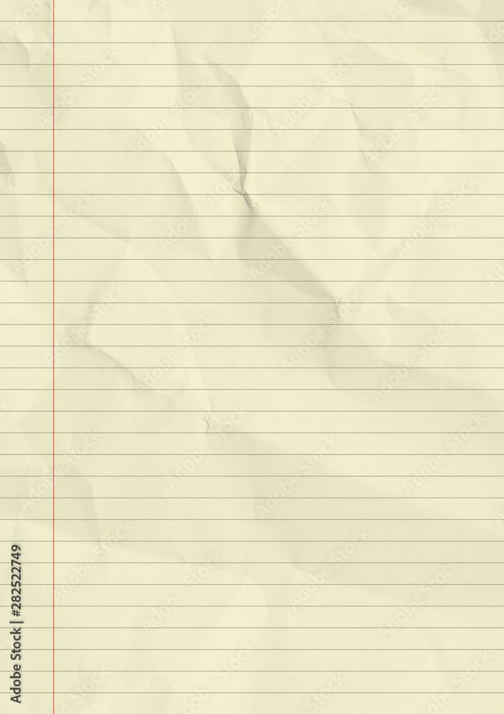 Yellow lined paper texture background Stock Photo | Adobe Stock