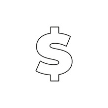 Dollar Sign Outline Free Stock Photo - Public Domain Pictures