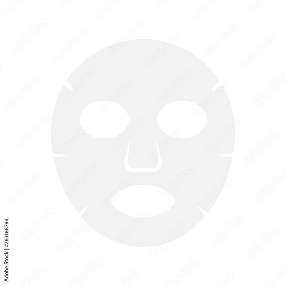 Facial sheet mask icon Stock Vector | Adobe Stock
