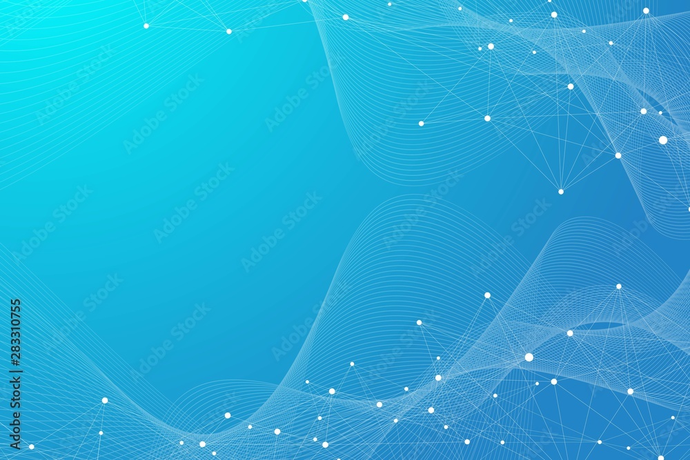 Vector de Stock Nano technologies abstract background. Cyber technology ...