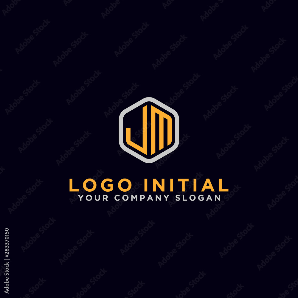 Inspiring company logo designs from the initial letters of the JM logo ...