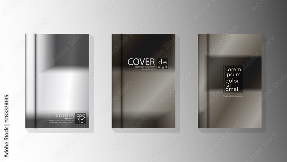 Vector collection of book cover backgrounds for brochures, leaflets ...
