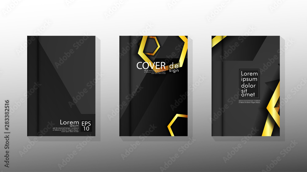 Vector collection of book cover backgrounds for brochures, leaflets ...