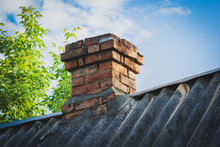 Painted Red Chimney Free Stock Photo - Public Domain Pictures