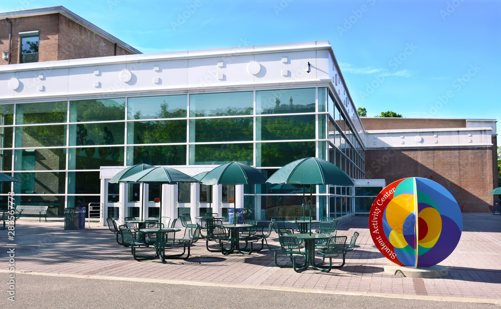 Photo Stock STONY BROOK, NY - MAY 24, 2015: Student Activities Center ...