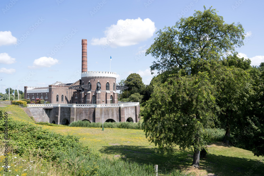CRUQUIUS, THE NETHERLANDS - JULY 9, 2019: Museum De Cruquius, which ...