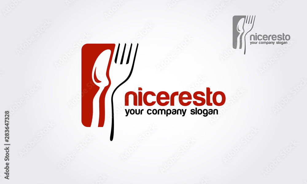 Vetor Nice Resto vector logo template. Good design , modern and high ...