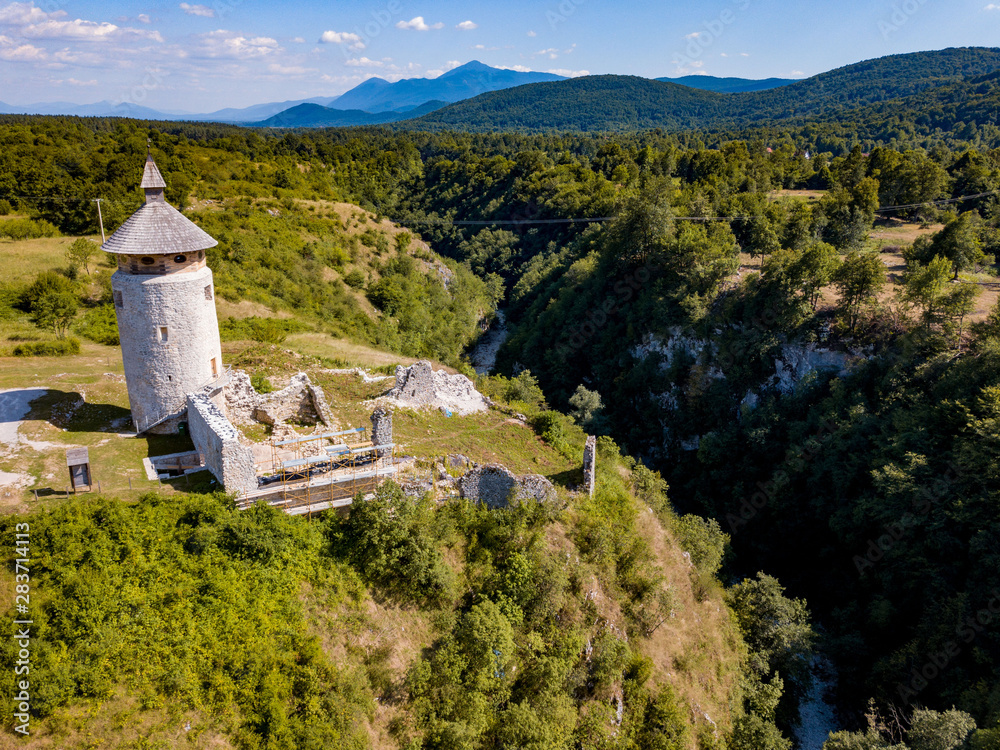 Stari grad Drežnik (The Old Fort Dreznik) is a fortification above ...