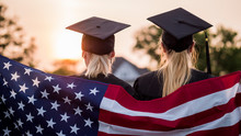 Graduate Grad USA Flag Free Stock Photo - Public Domain Pictures