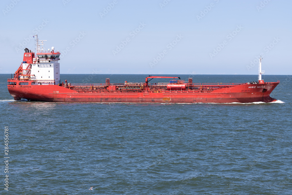 MAASVLAKTE, THE NETHERLANDS - JULY 1, 2019: oil/ chemical tanker MRC ...