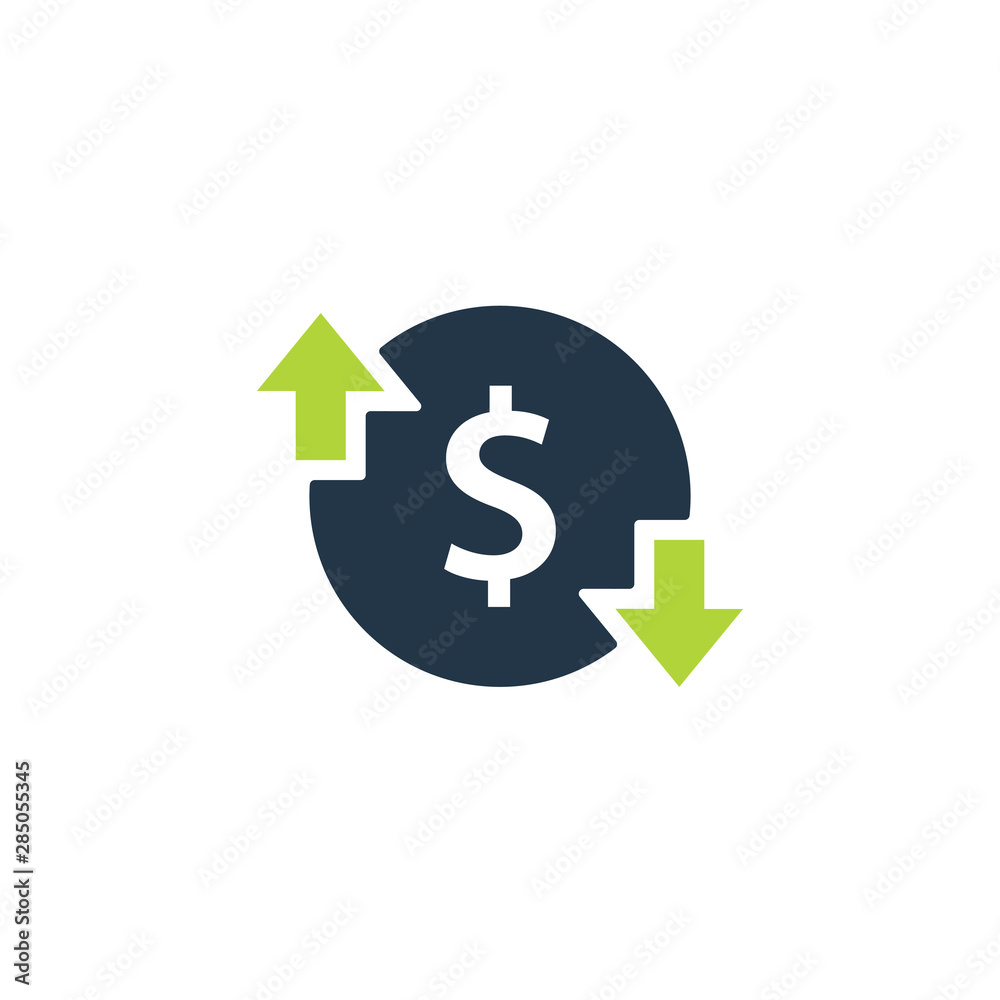 Change price icon. Clipart image isolated on white background Stock ...