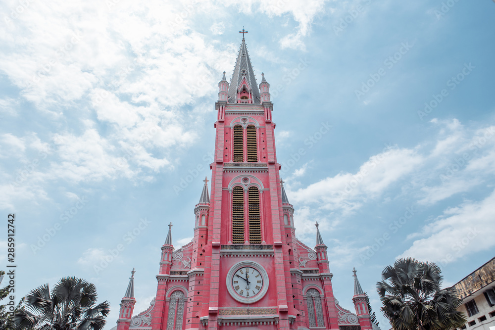 Tan Dinh parish church or Church of the Sacred Heart of Jesus is a ...