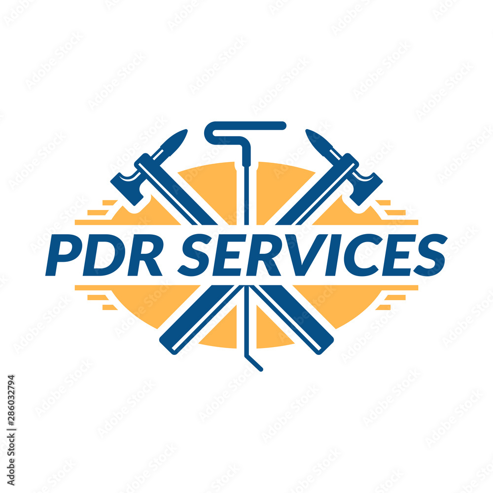 Paintless Dent Repair logo, PDR service logo, automotive company Stock Vector | Adobe Stock