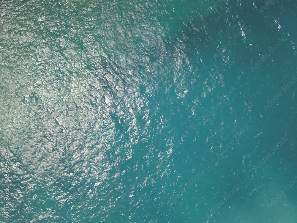 Photo Stock Top View Slow motion looping c ripples and wave, Refraction ...