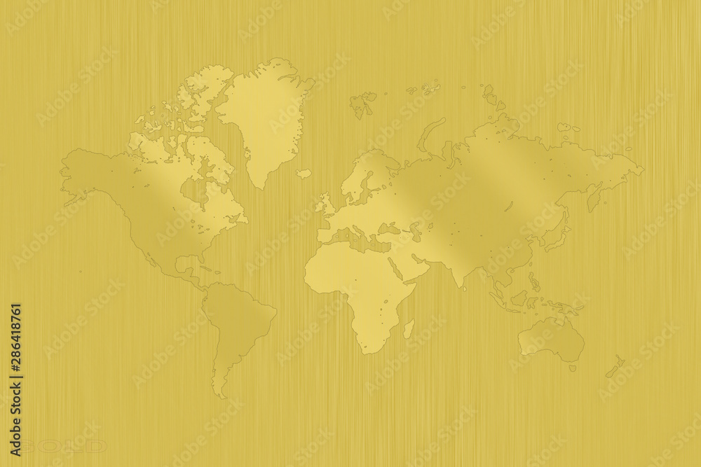 gold background with world map Stock Illustration | Adobe Stock