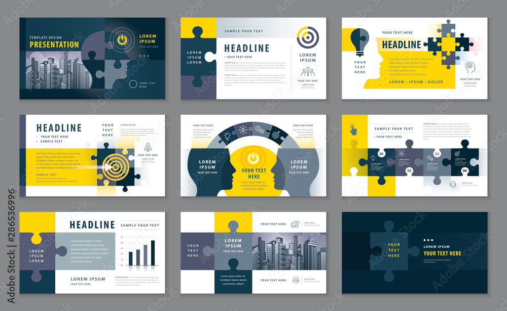 Abstract Presentation Templates, Infographic elements Template design ...