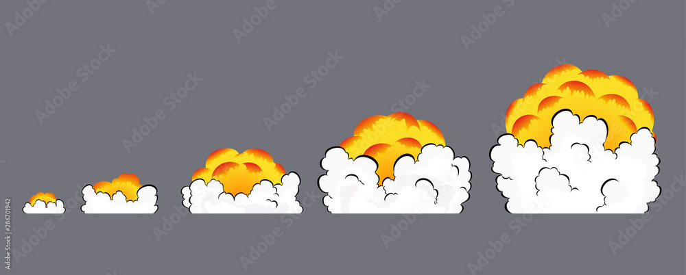 Smoke explosion animation. Smoke Animation. Explosion animation. Sprite ...