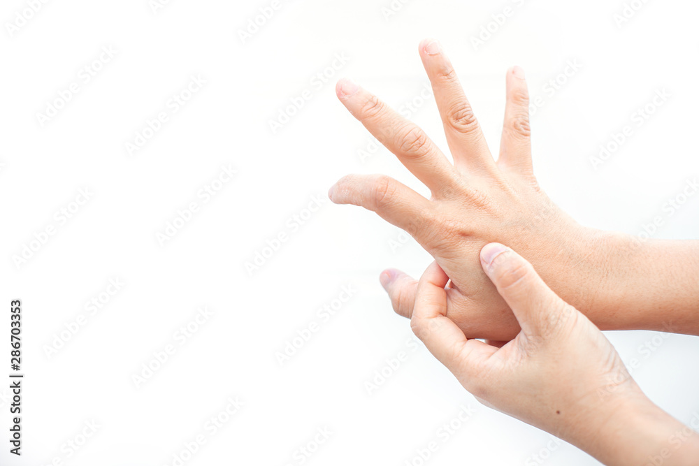 Stock-Foto „Trigger Finger Caused by People working on computer screens ...