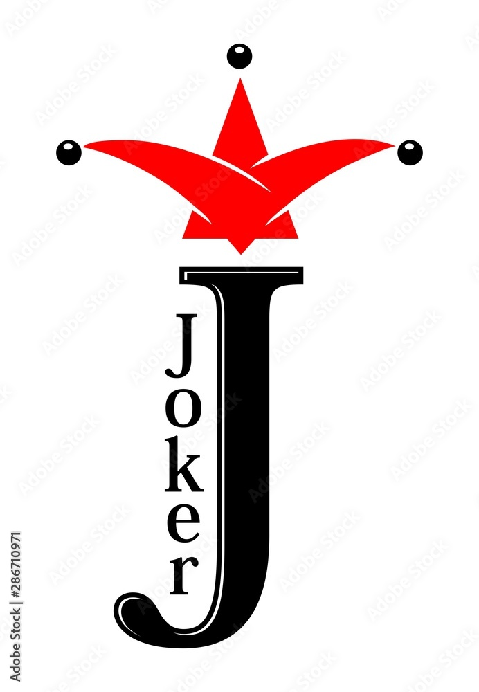 Joker - playing card symbol Stock Vector | Adobe Stock