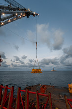 Crane Lifting A Load Free Stock Photo - Public Domain Pictures