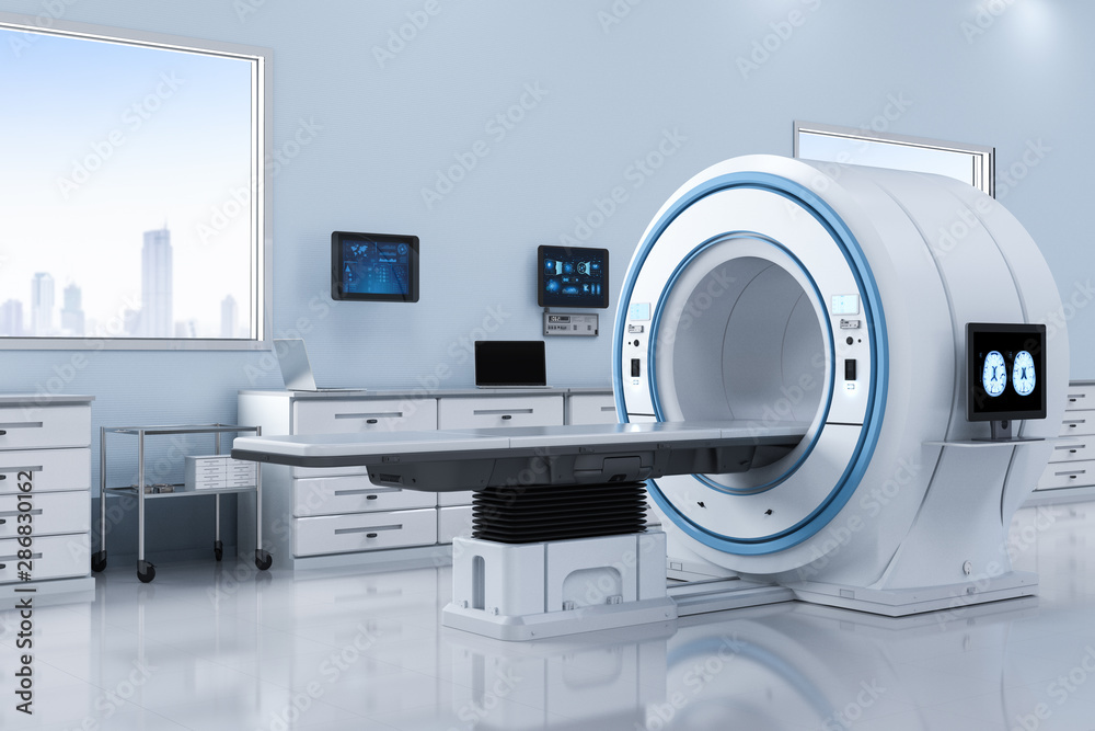 lab with mri scan machine Stock Photo | Adobe Stock