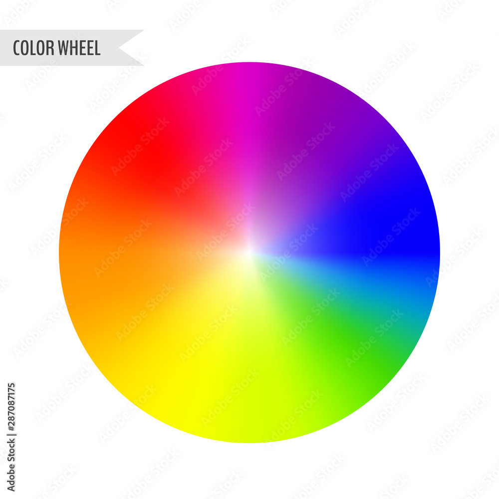 color wheel chart Stock Vector | Adobe Stock