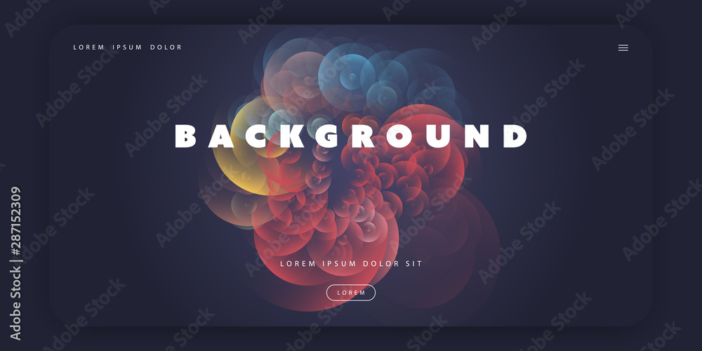 Abstract Colorful Minimal Geometric Pattern Background Template ...