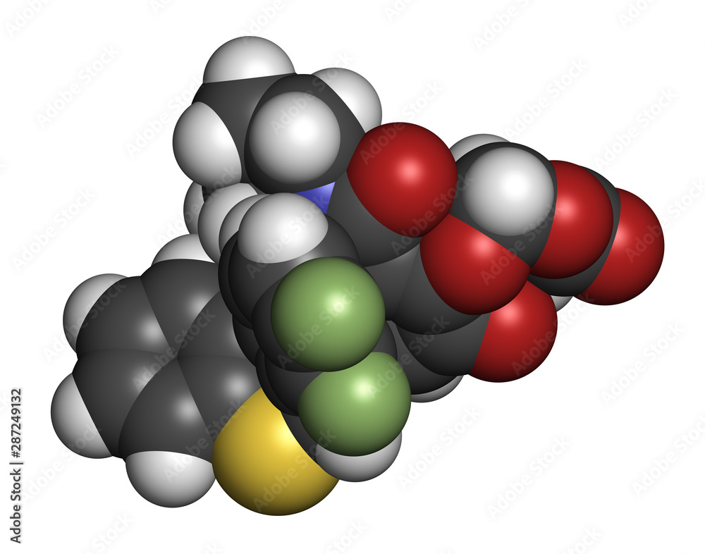 Baloxavir marboxil influenza drug molecule (cap-dependent endonuclease ...