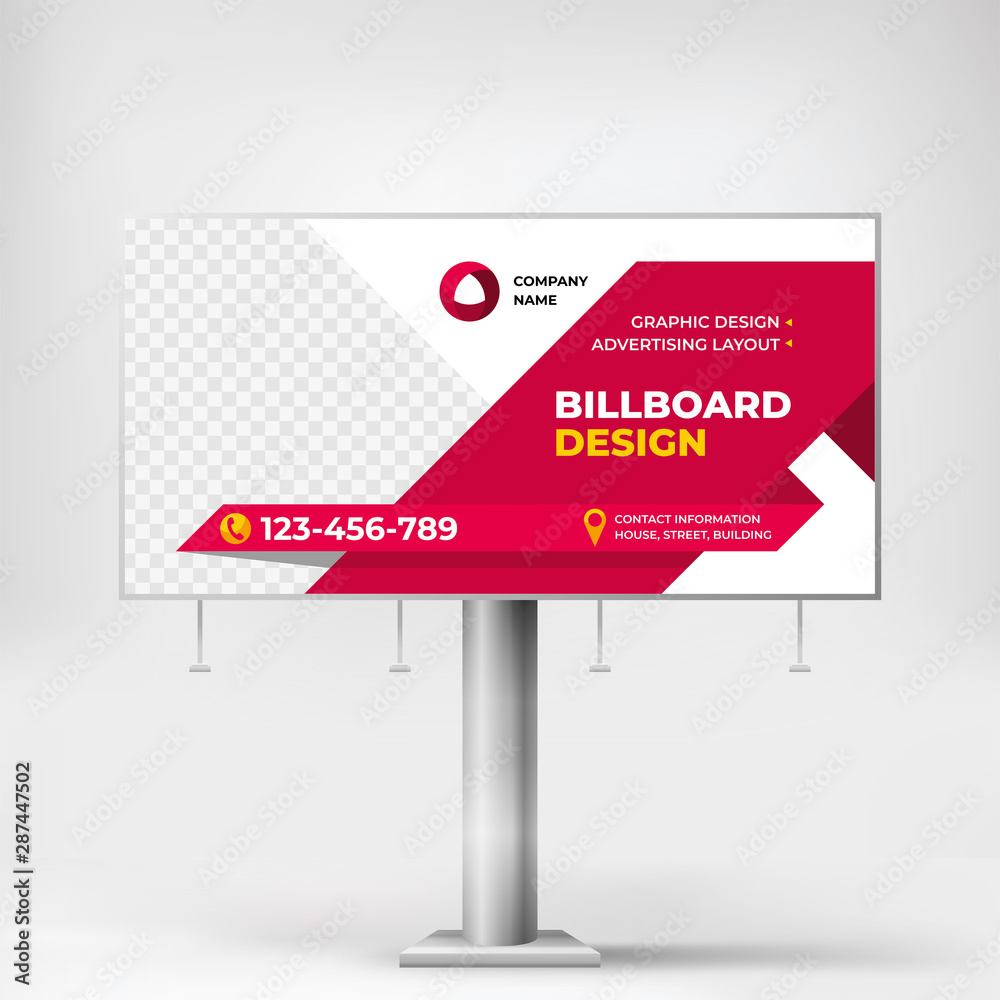 Billboard, creative design for outdoor advertising, outdoor banner for ...