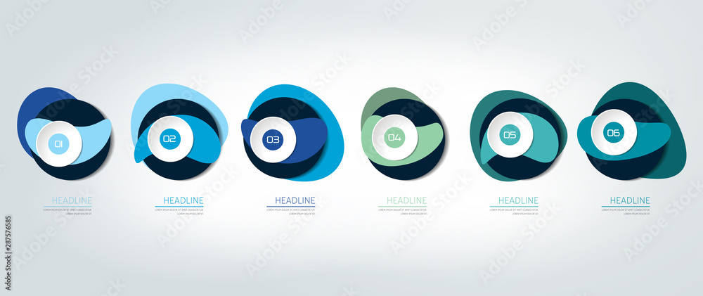 Infographic timeline report, template, chart, scheme. Vector. Stock ...