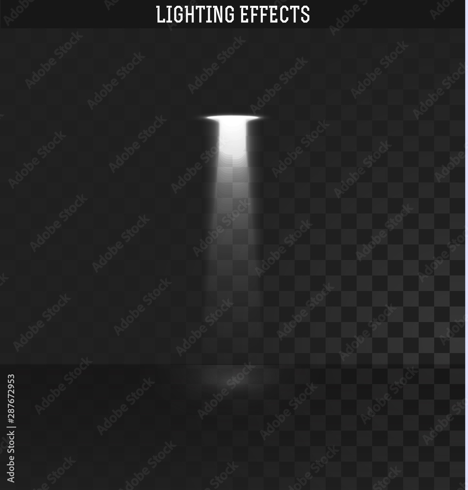 Light effect. Ies light from the projector realistic isolated. Ies ...