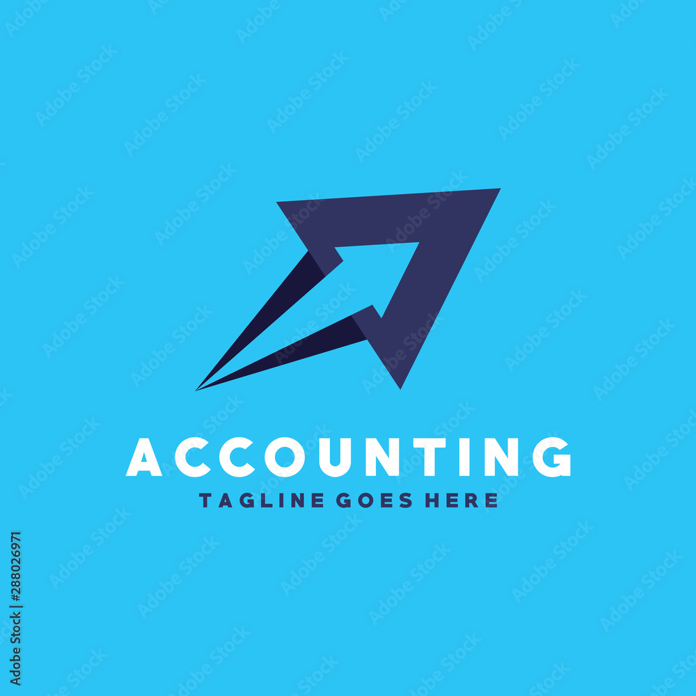 Accounting And Financial Logo Vector Design Template. Modern and Chart ...