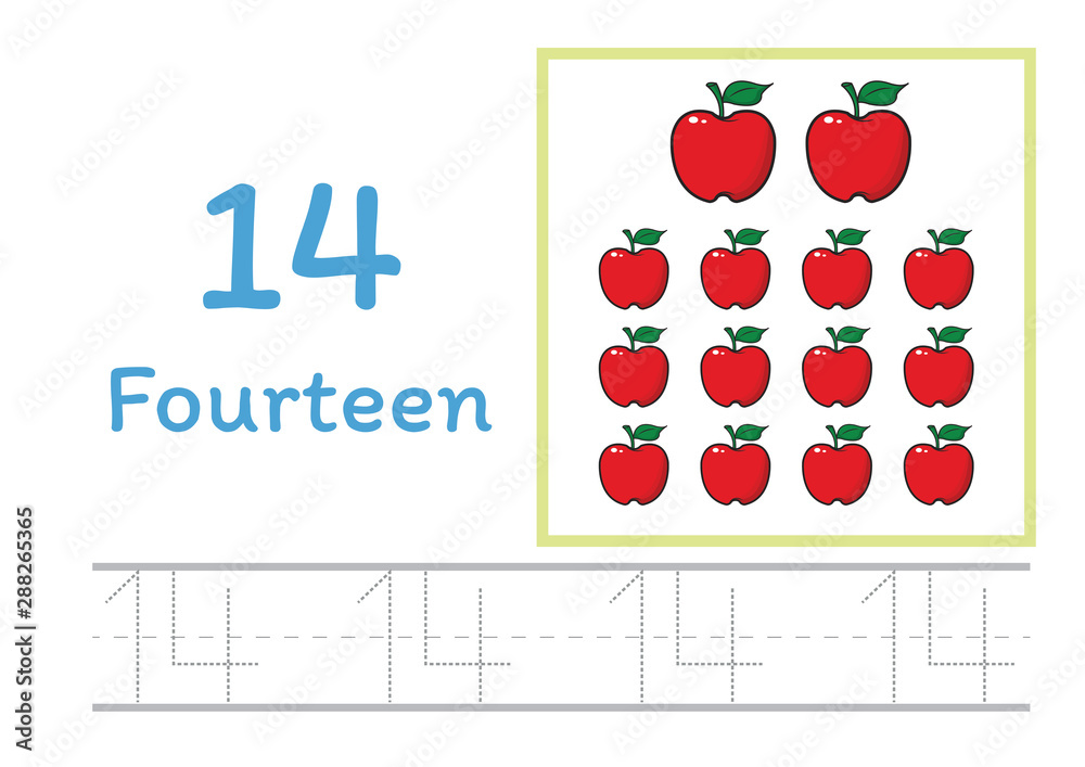 Number Tracing and Writing tracing worksheet for kindergarten Learning ...
