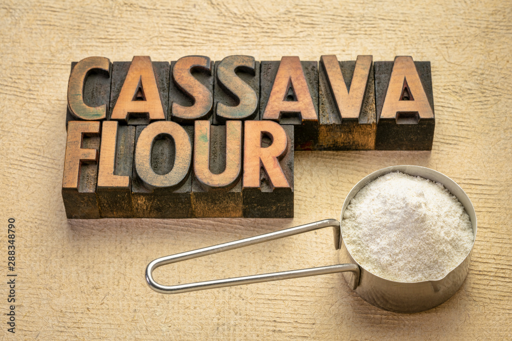 cassava (yuca) flour Stock Photo | Adobe Stock