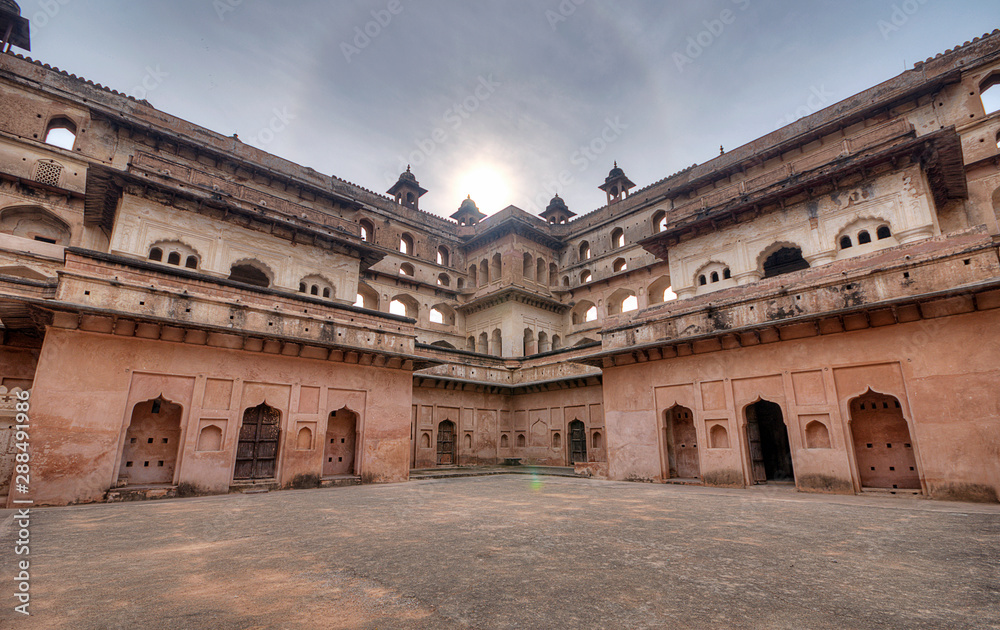 Jahangir Mahal Inside Orchha Fort Complex, Orchha, Madhya Pradesh ...