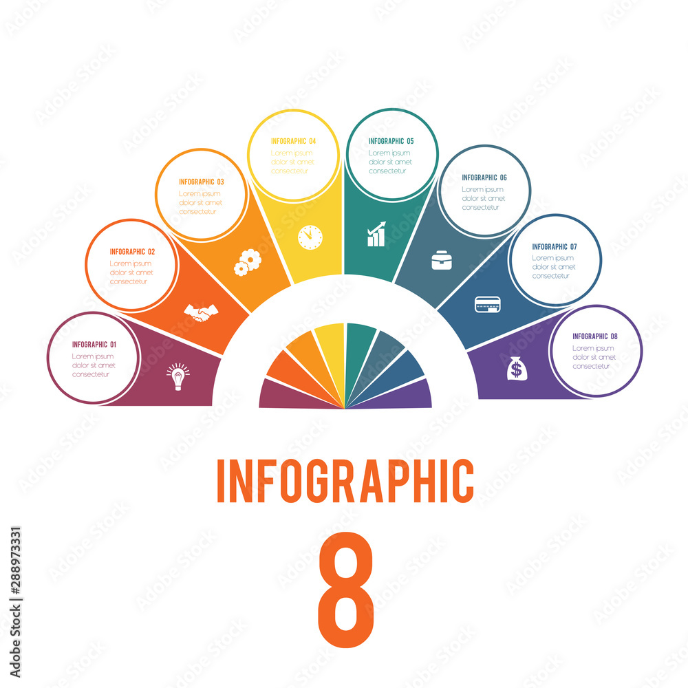 Elements of Infographics Conceptual Cyclic Processes Possible to Use ...