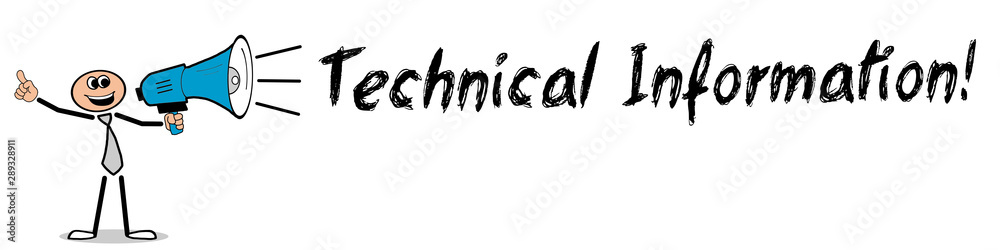 Technical Information! Stock Illustration | Adobe Stock