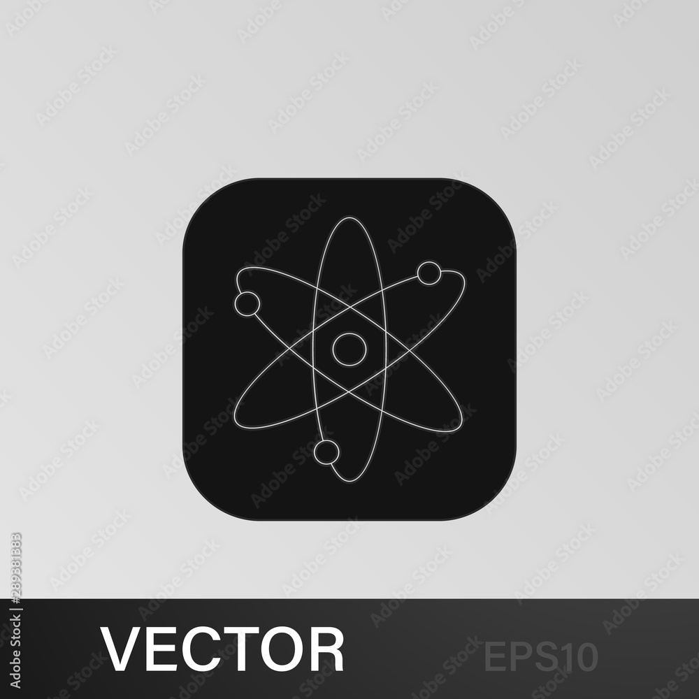 เวกเตอร์ Stock atom icon. Signs and symbols can be used for web, logo ...