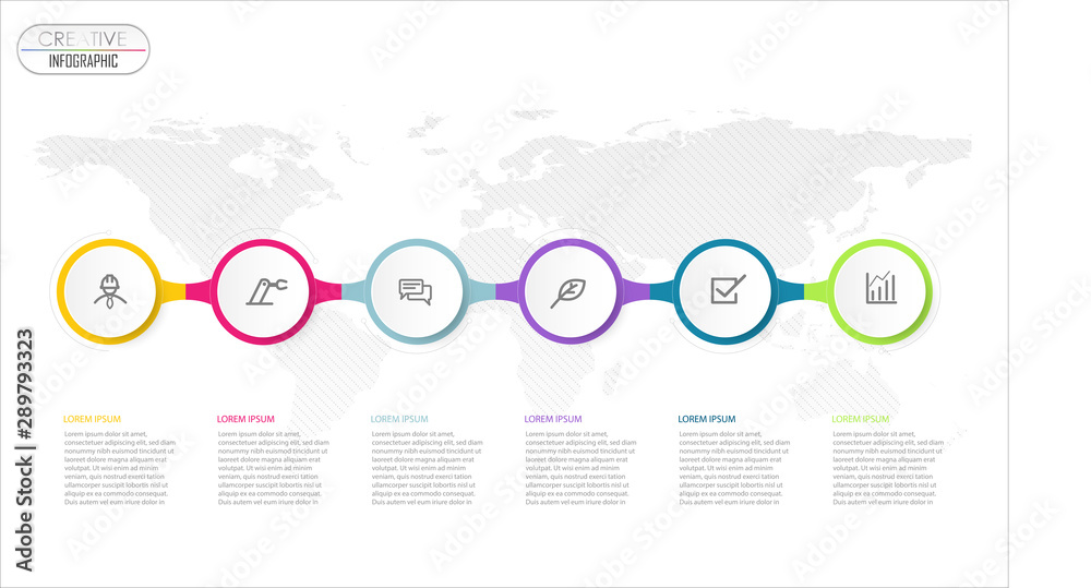 Infographic Diagram design with step process flowchart for Business and ...