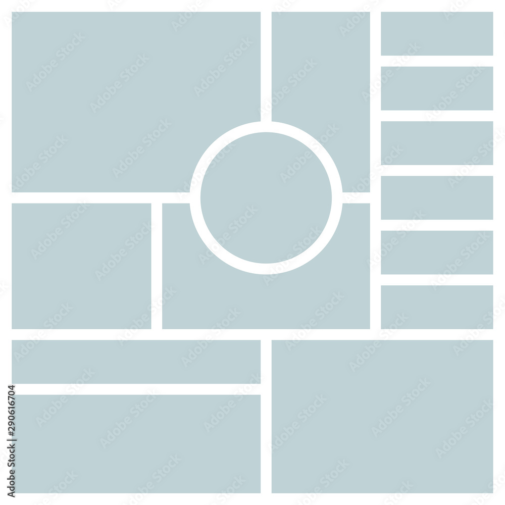 Vector Mood Board & Branding Presentation. Creative Theme Mood Board ...